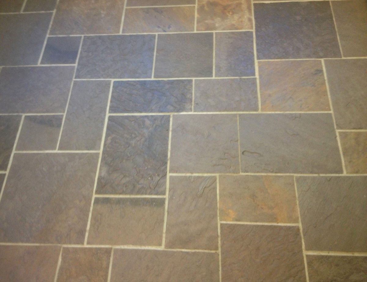 Lilac Pattern Bluestone Floor